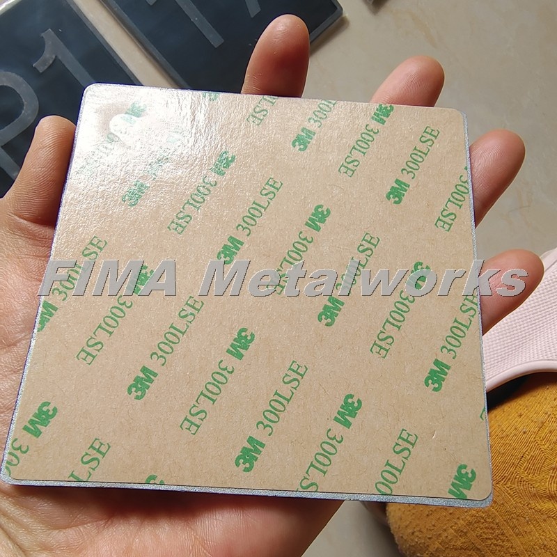 Custom Die-Cast steel 3D Indicator Braille Signage with 3m tape white ...